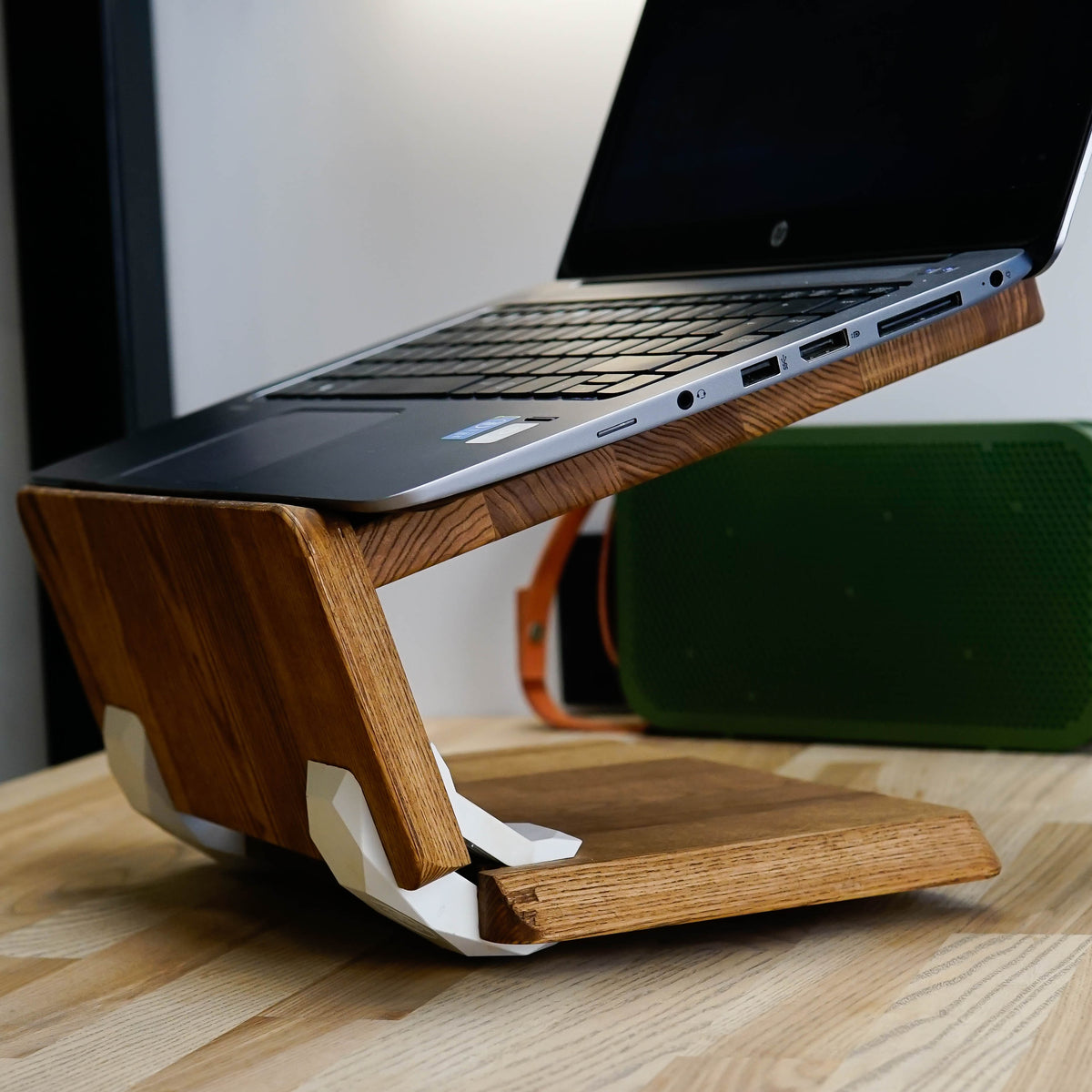 Tablet stand - wooden Tablet stand – PromiDesign.co.uk